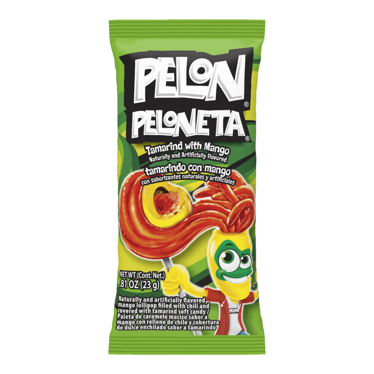 Pelon Peloneta Tamarind with Mango Lollipops Review - Mexican Candy