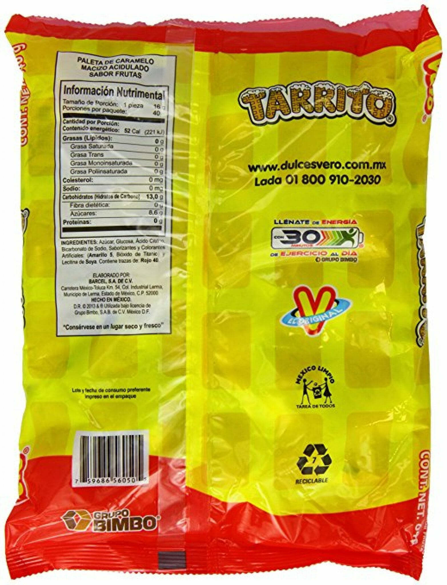 Vero Mexican Candy Tarrito Fruit Flavored Lollipops Review - Mexican Candy